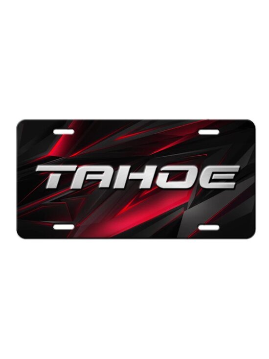 Accents | Chevy Tahoe Aluminum Vanity Novelty License Plate Tag New ...
